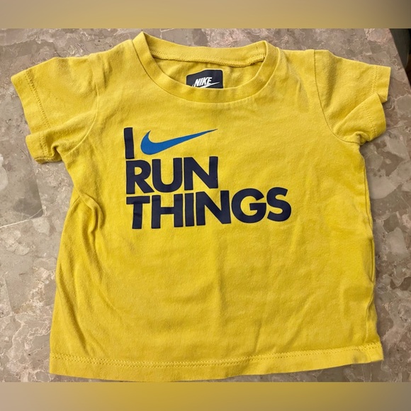 Nike | Shirts & Tops | Nike I Run Things Shortsleeve Shirt 8 Months ...